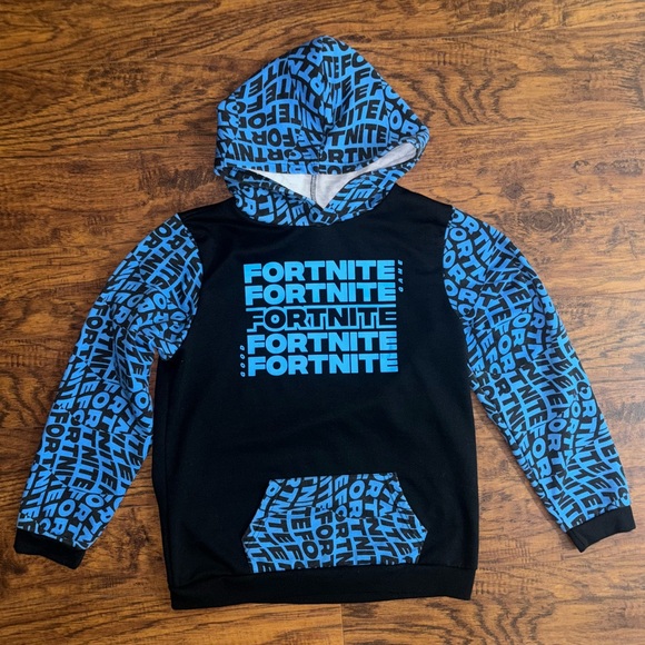 Fortnite | Shirts & Tops | Boys Fortnite Hoodie Graphic Fortnite Logo ...
